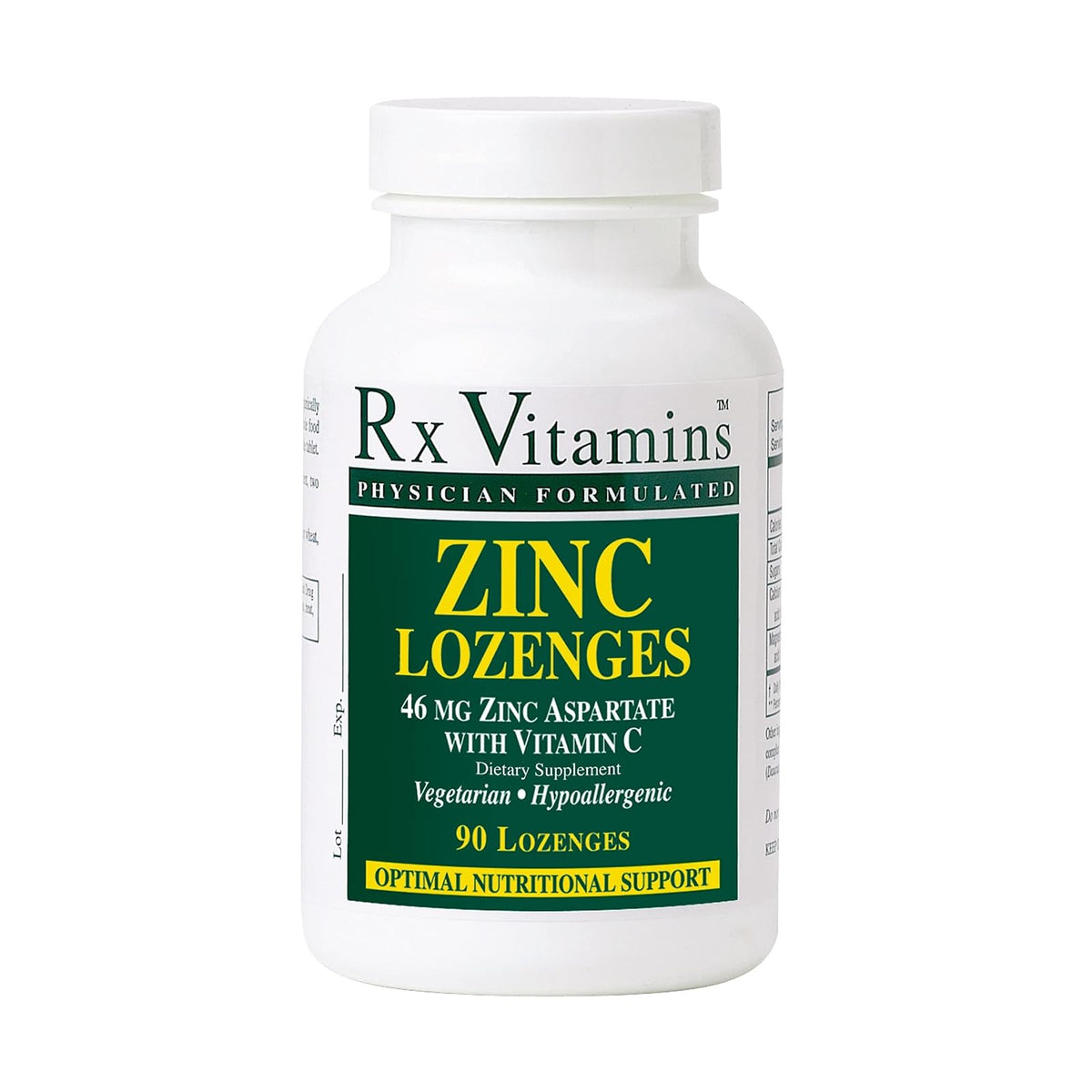 Rx Vitamins Zinc Lozenges for immune support