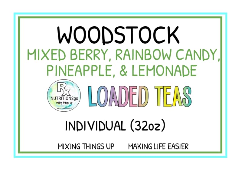 RxNutrition 2go Loaded Tea Woodstock energizing herbal blend