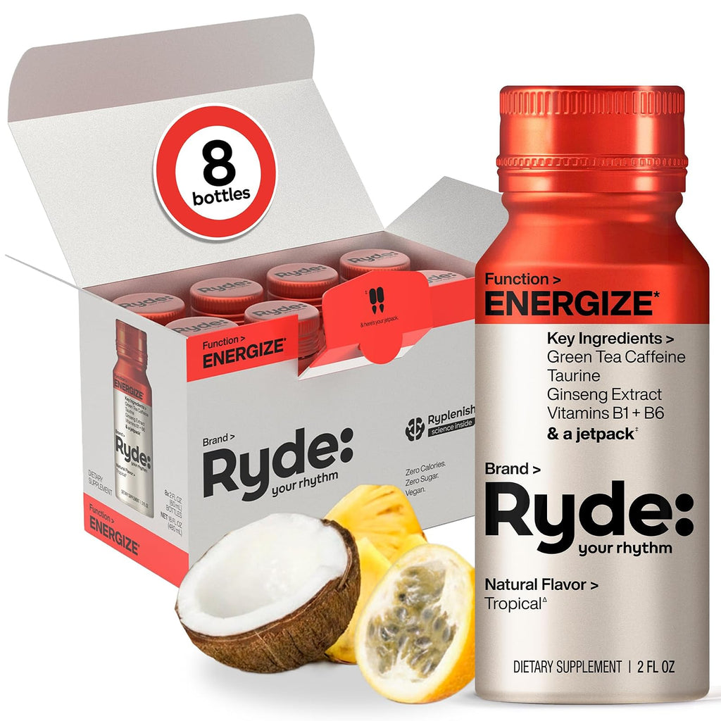 RYDE Energize energy shot tropical flavour