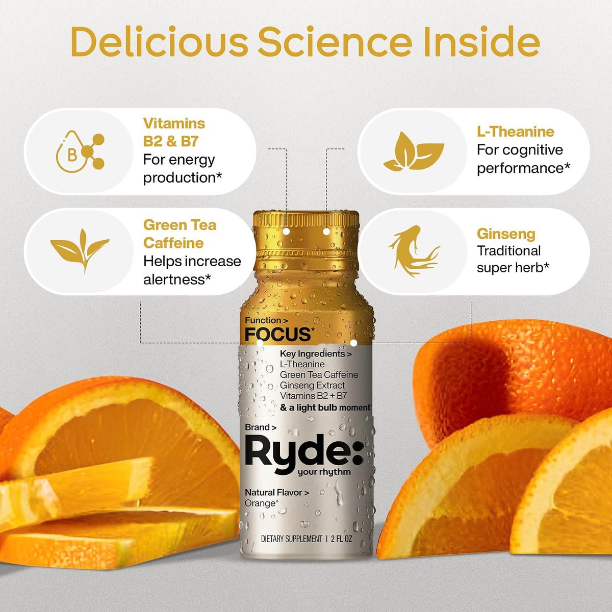 RYDE Focus shot for workouts