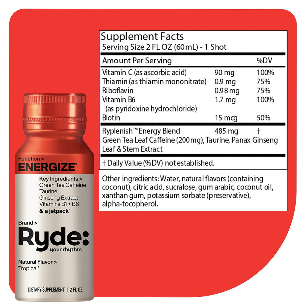RYDE orange multivitamin for men
