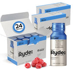 RYDE Relax Shot raspberry multivitamins