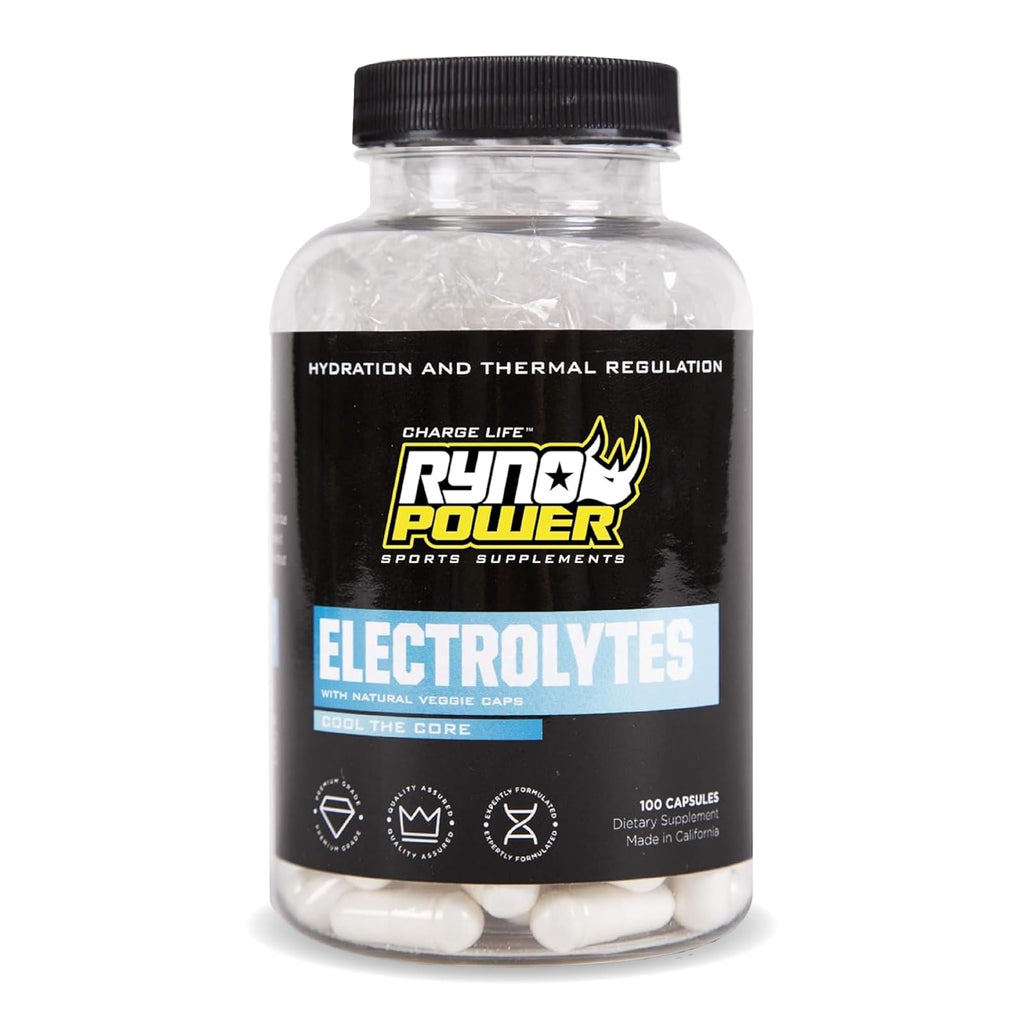 Ryno Power electrolyte capsules for hydration