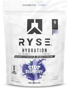 RYSE electrolyte powder blue raspberry