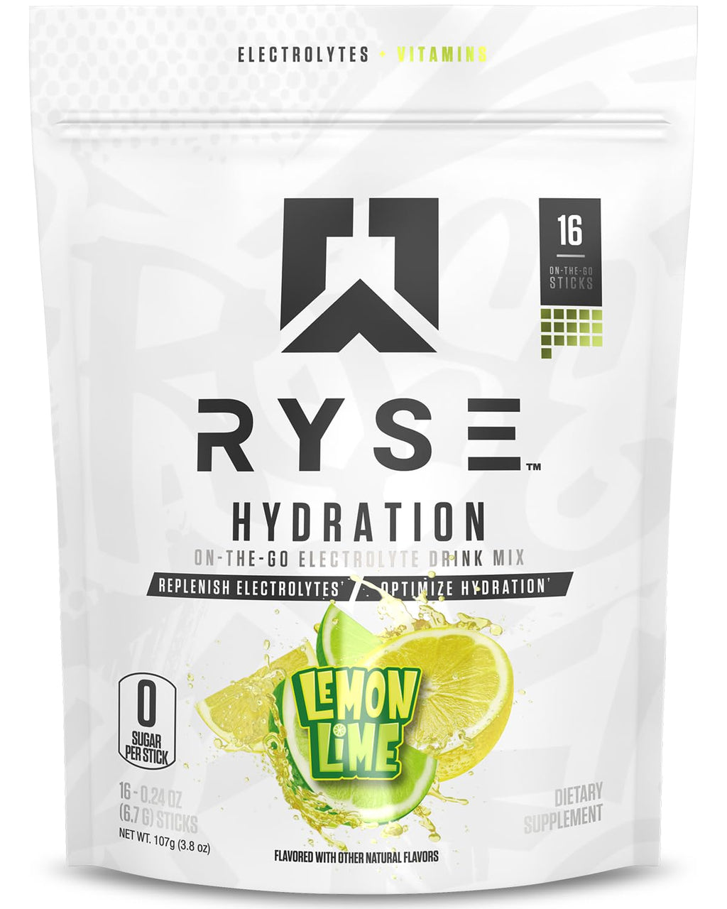 RYSE electrolyte powder for hydration