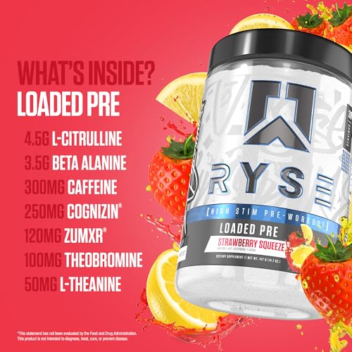 RYSE Loaded pre-workout benefits