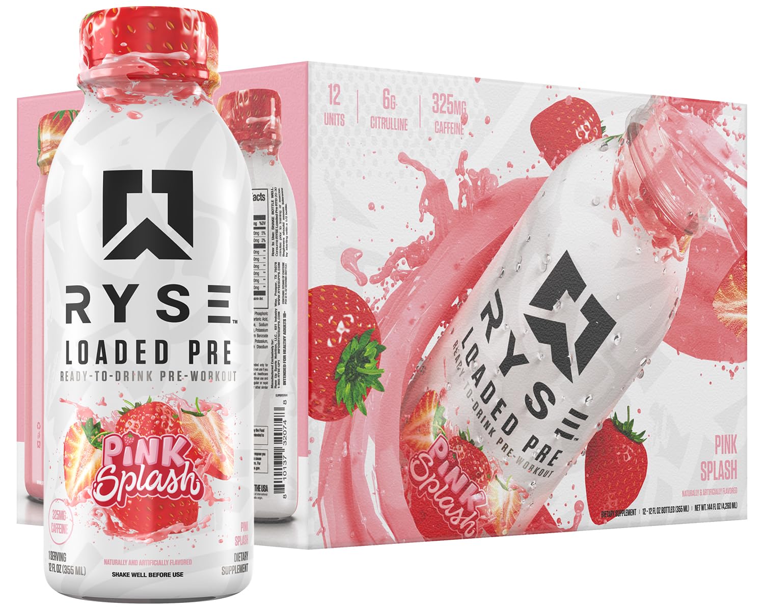 RYSE Loaded Pre Workout Drink benefits