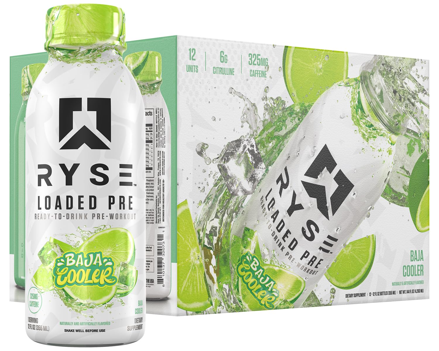 RYSE Loaded Pre Workout drink