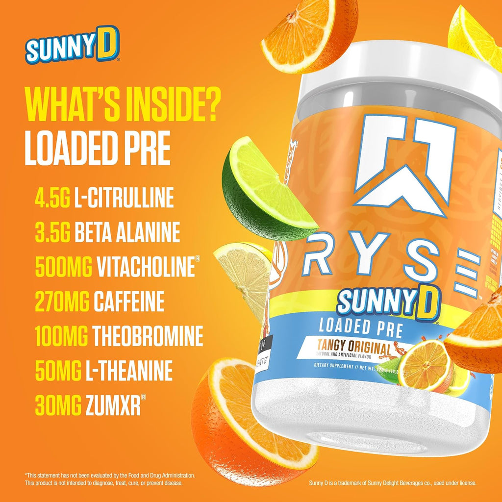 RYSE pre-workout for enhanced performance