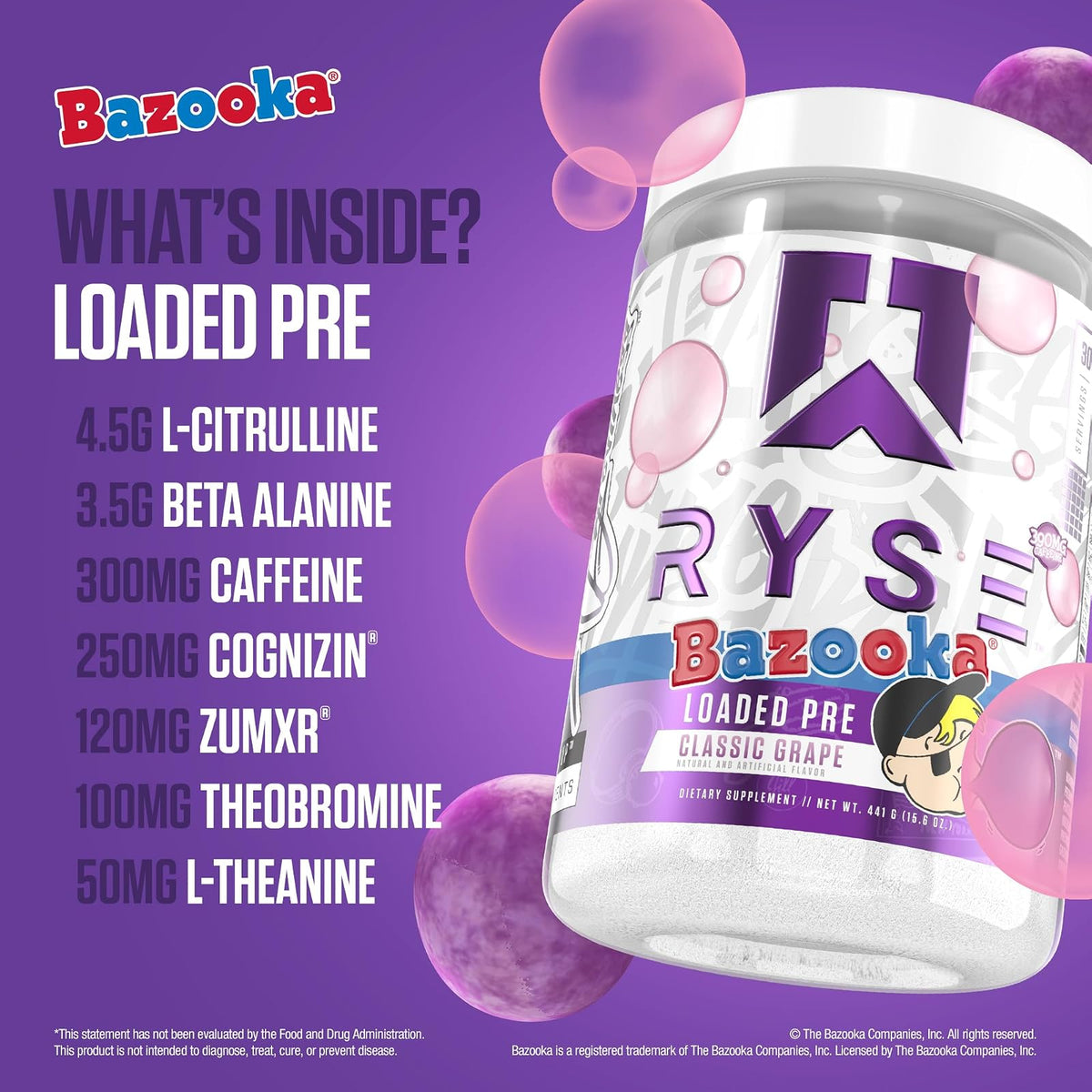 Ryse pre-workout for muscle endurance