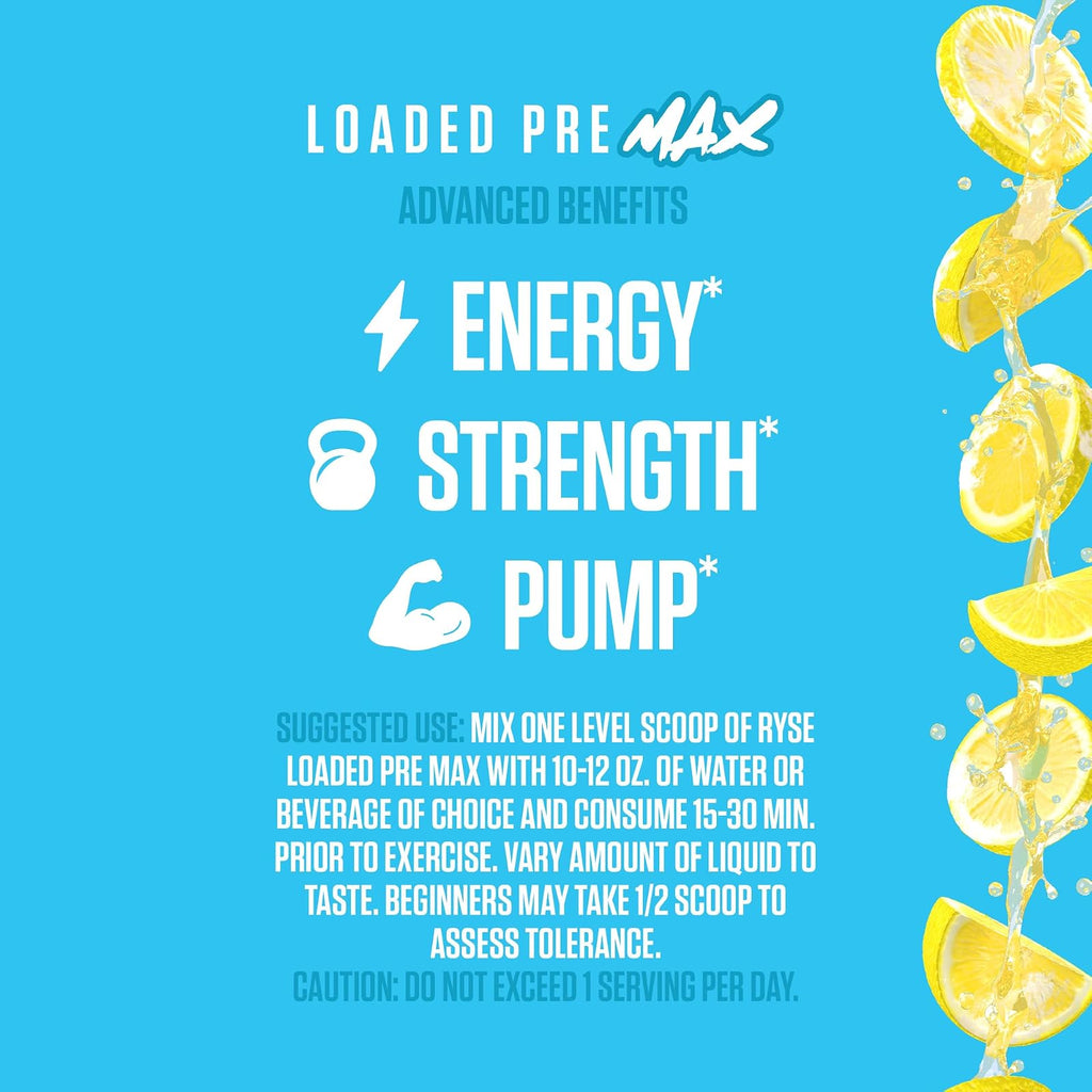Ryse pre workout for muscle pump