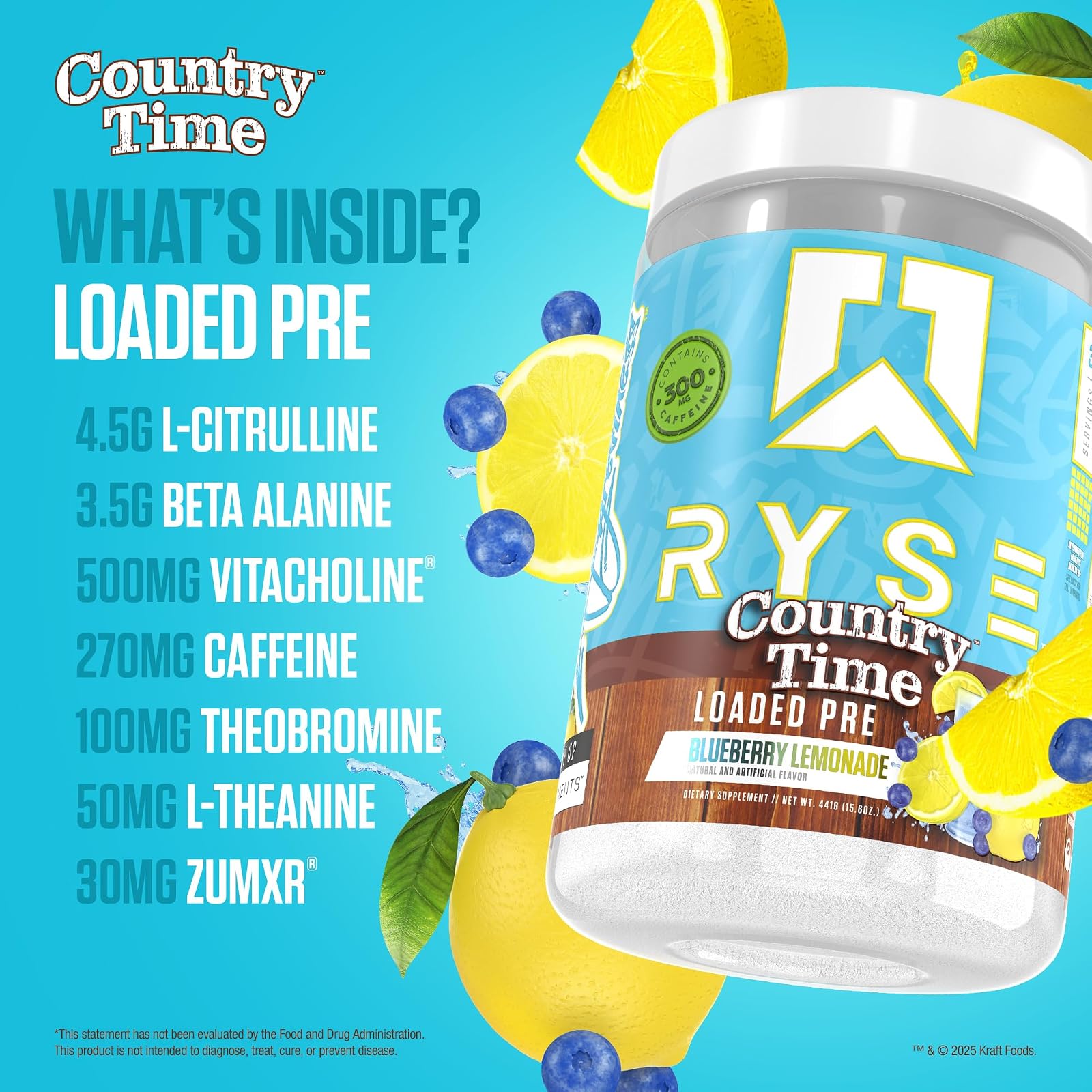 RYSE pre-workout powder for endurance
