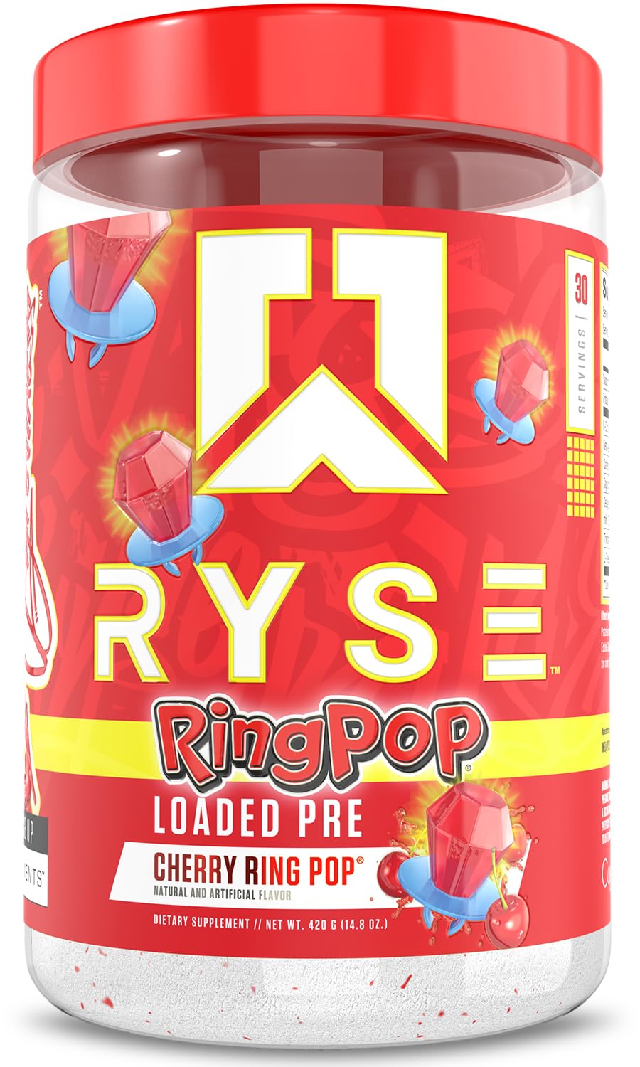 RYSE pre-workout powder for energy