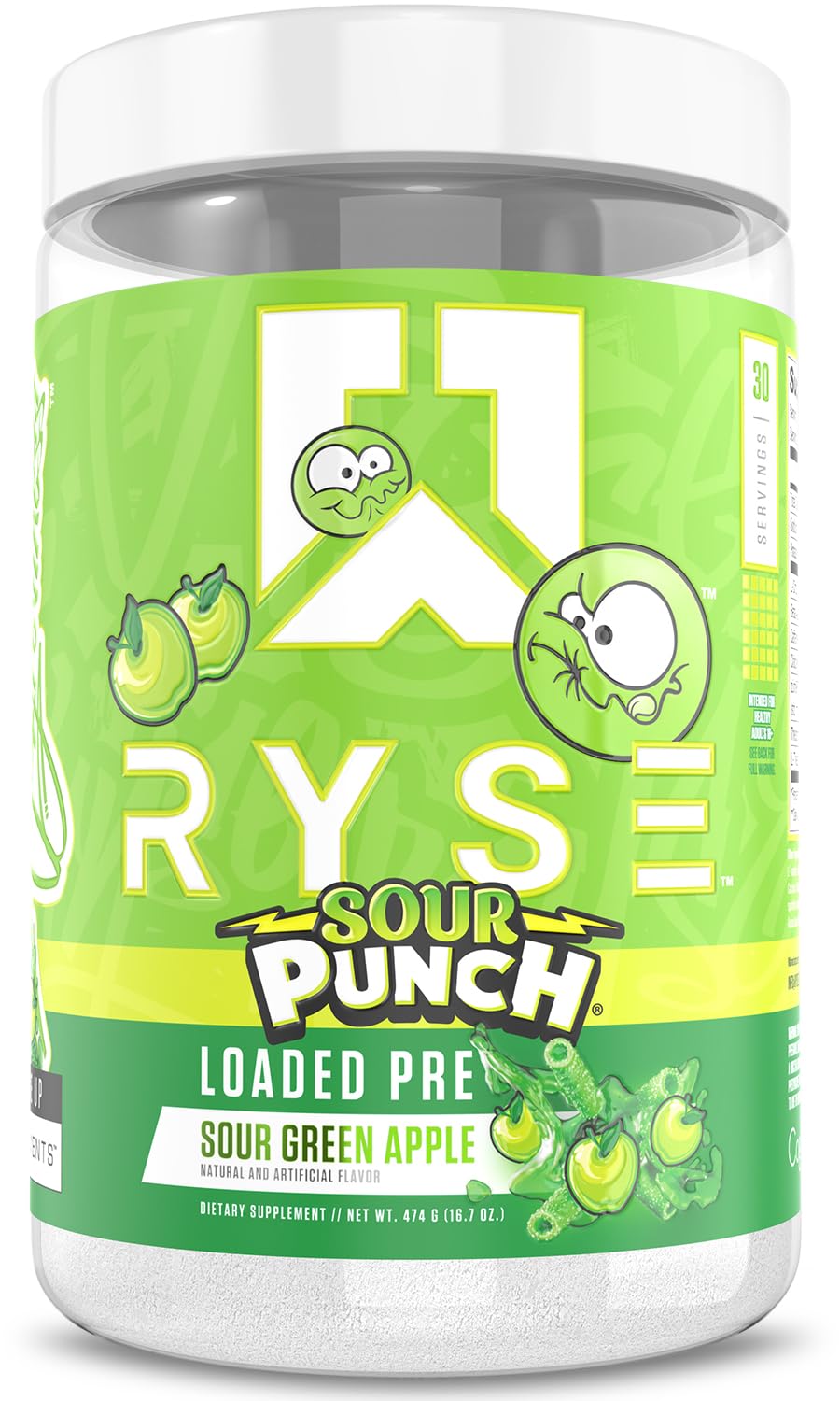 RYSE pre-workout powder for energy