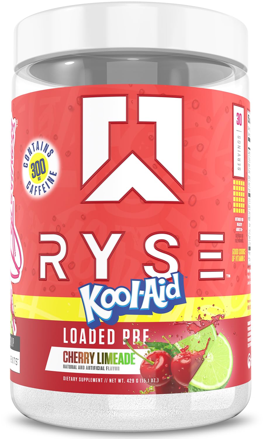 RYSE pre-workout powder for energy
