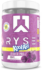 RYSE pre-workout powder Kool-Aid grape