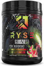 RYSE pre-workout sour watermelon flavour