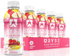 RYSE strawberry banana whey protein drink