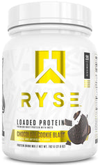 RYSE whey protein chocolate cookie flavor