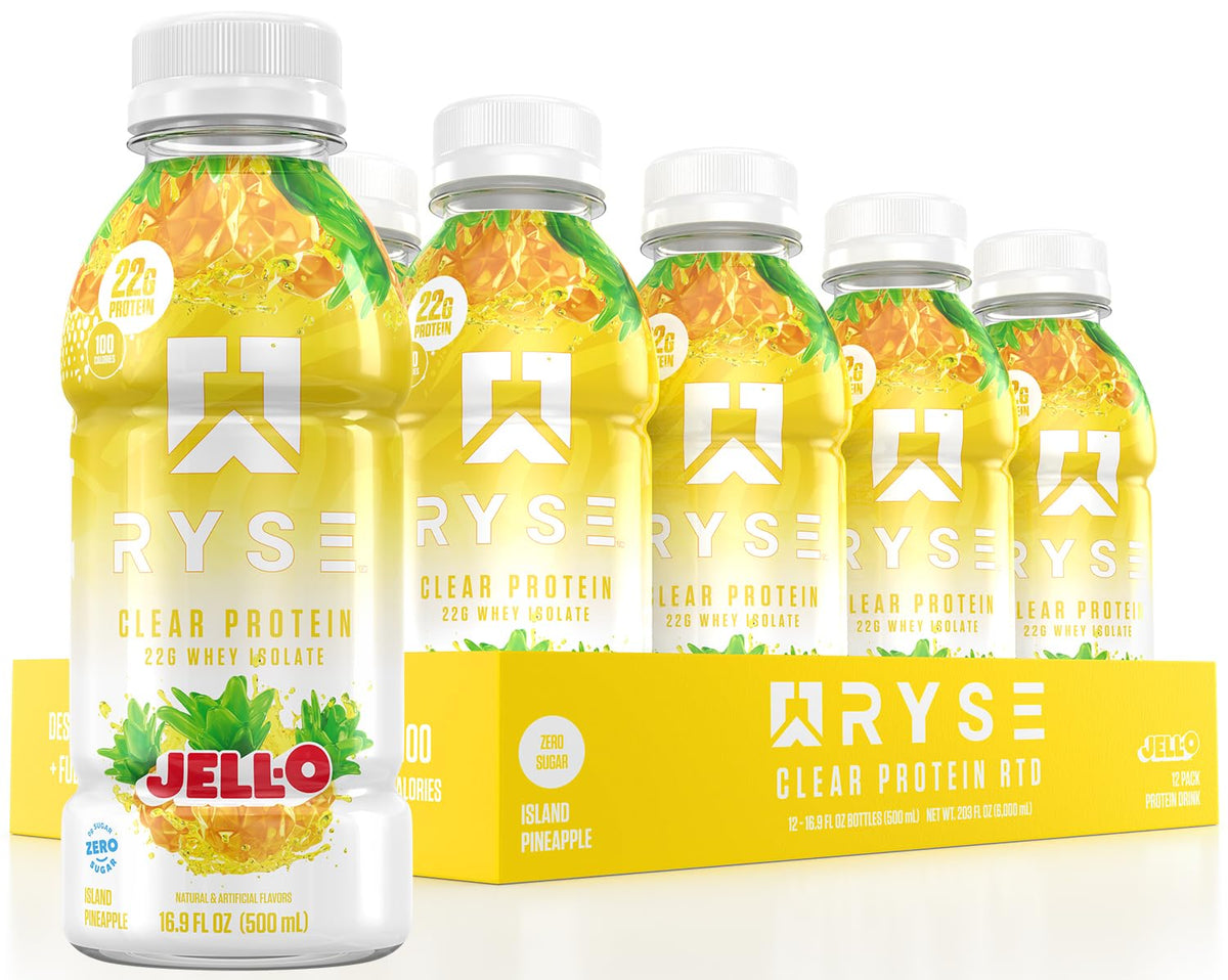 RYSE whey protein drink pineapple flavour