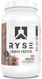 RYSE whey protein milk chocolate flavour