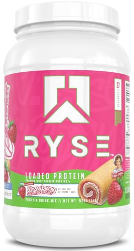RYSE whey protein strawberry shortcake flavour