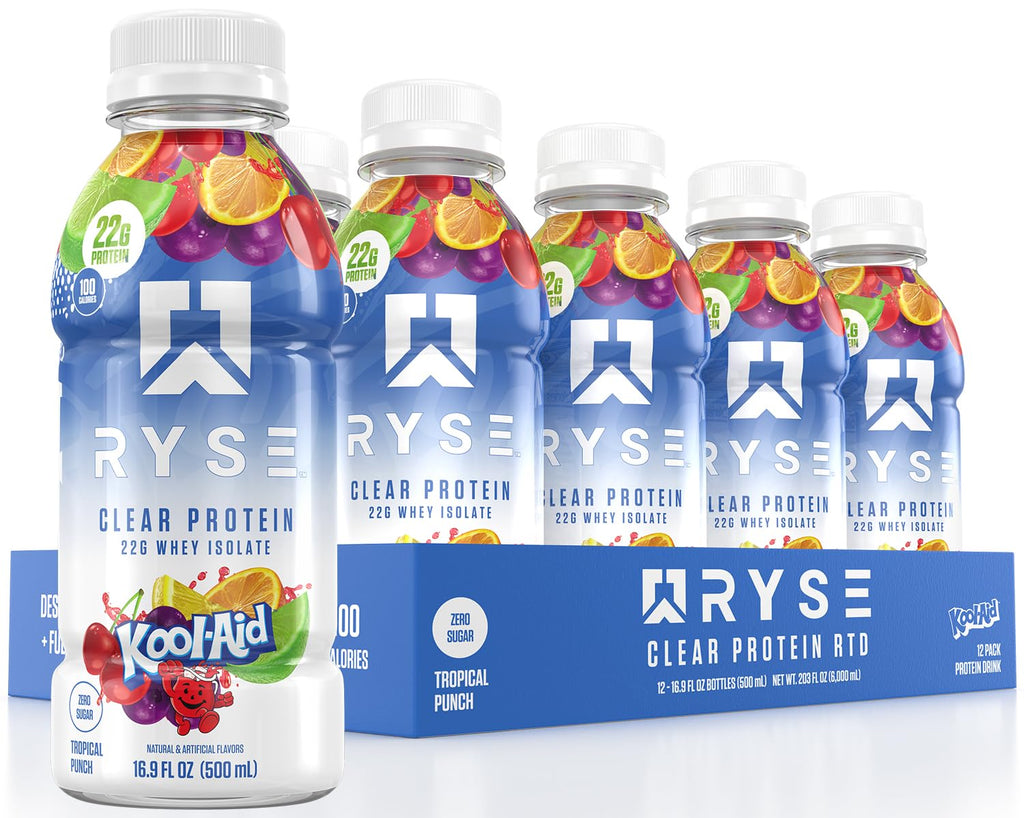 RYSE whey protein tropical punch flavour