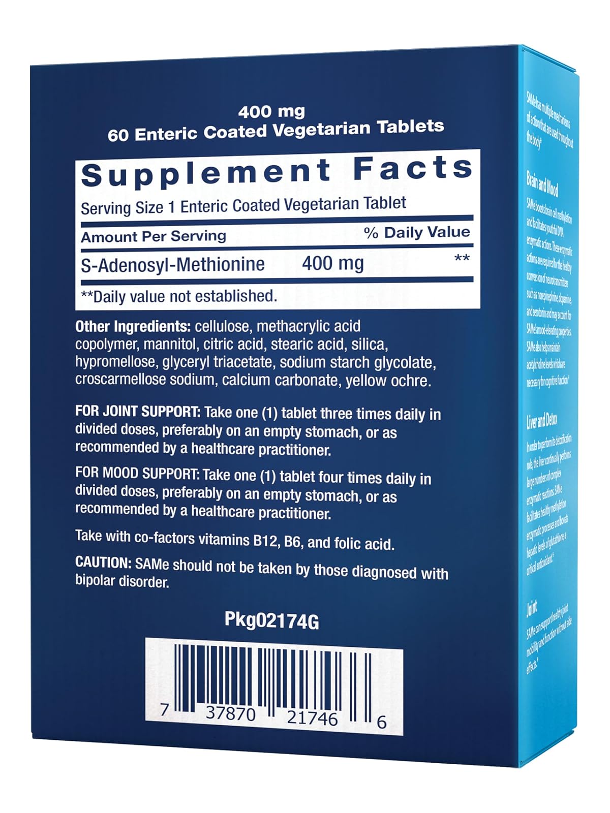 S-Adenosyl-Methionine 400 mg for women