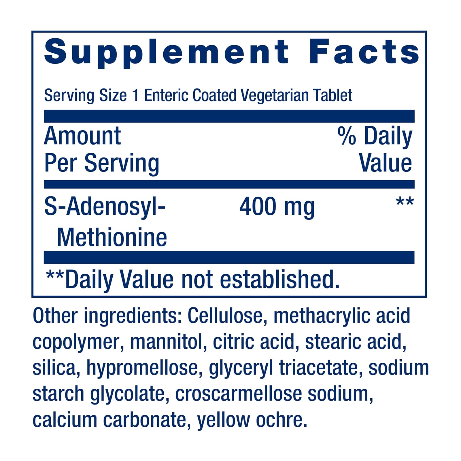 S-Adenosyl-Methionine tablets for seniors