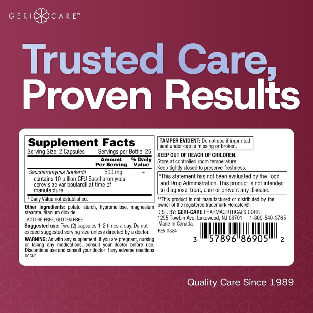 S. Boulardii capsules for gut balance