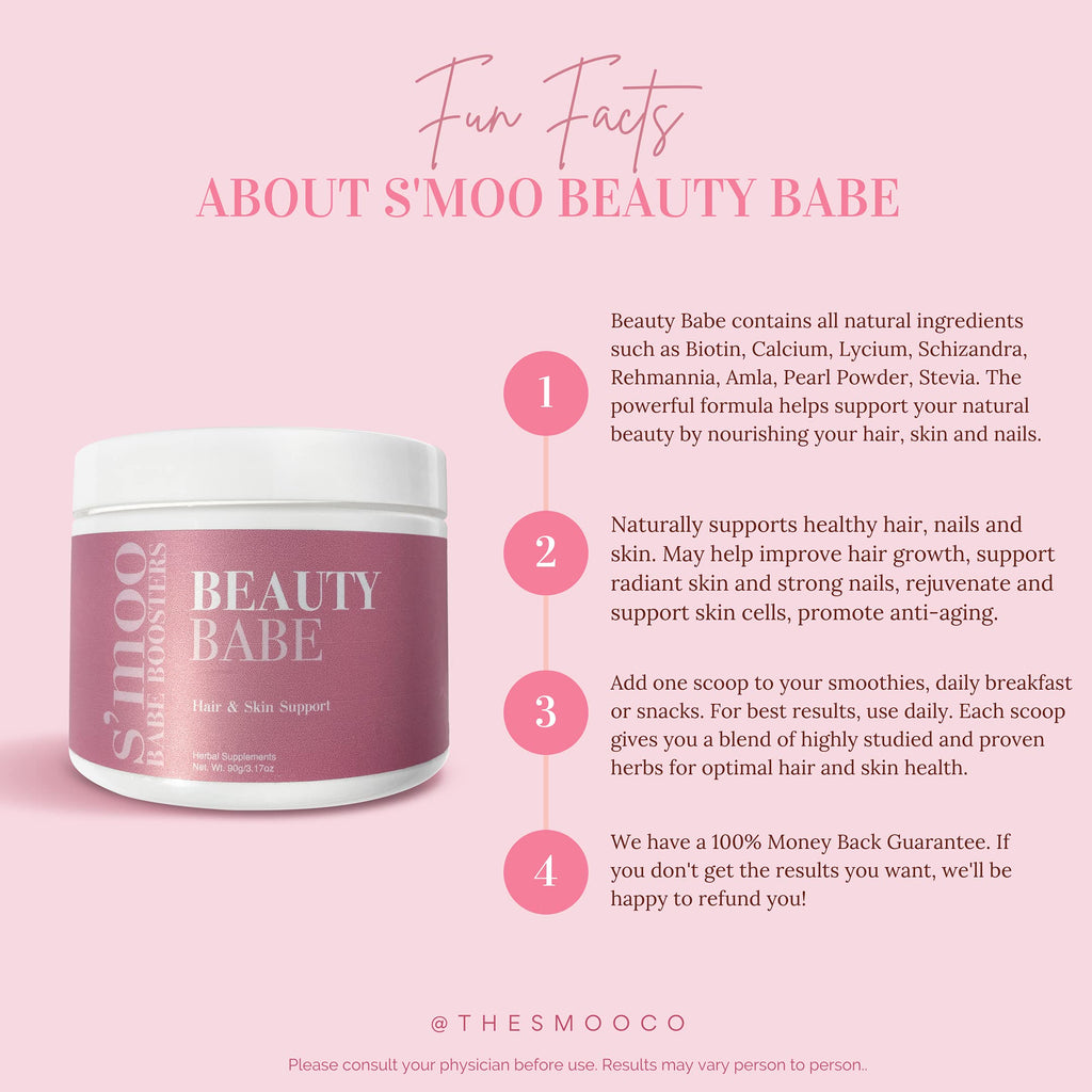S'moo Beauty Babe blended vitamins for beauty