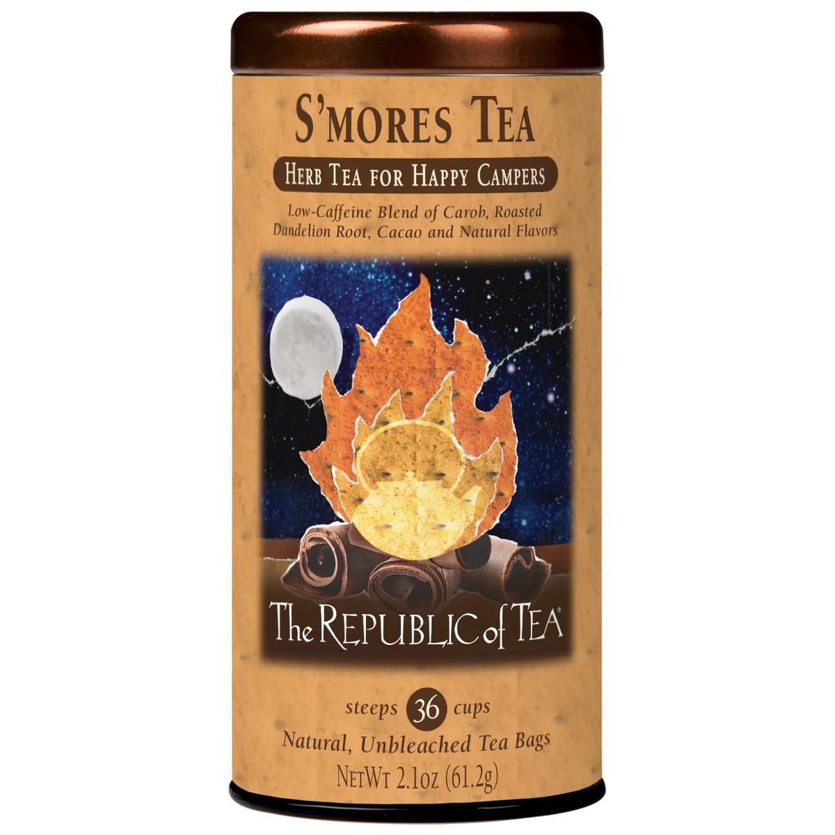 S'mores herbal tea for cozy nights