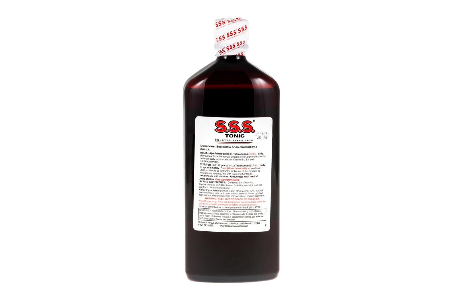 S.S.S. Tonic iron bisglycinate