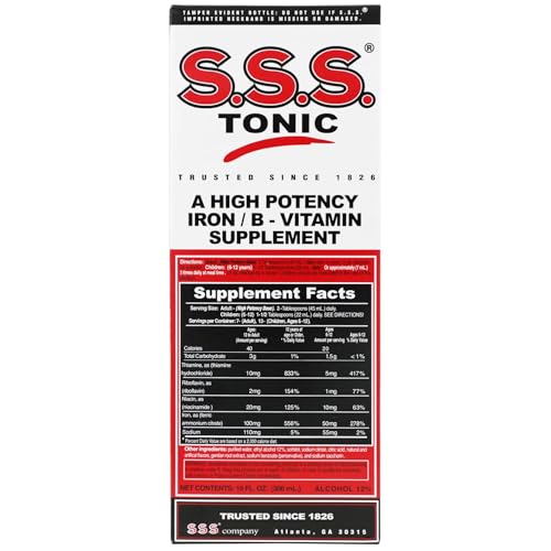 S.S.S. Tonic iron with vitamin B