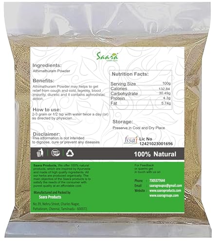 SAARA licorice root powder benefits