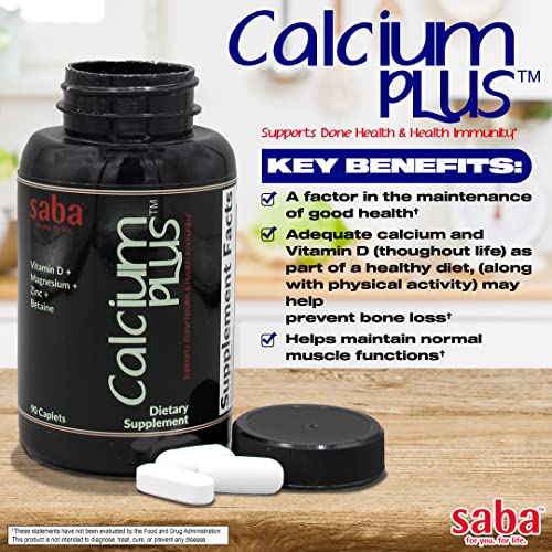 Saba Calcium Plus with essential minerals