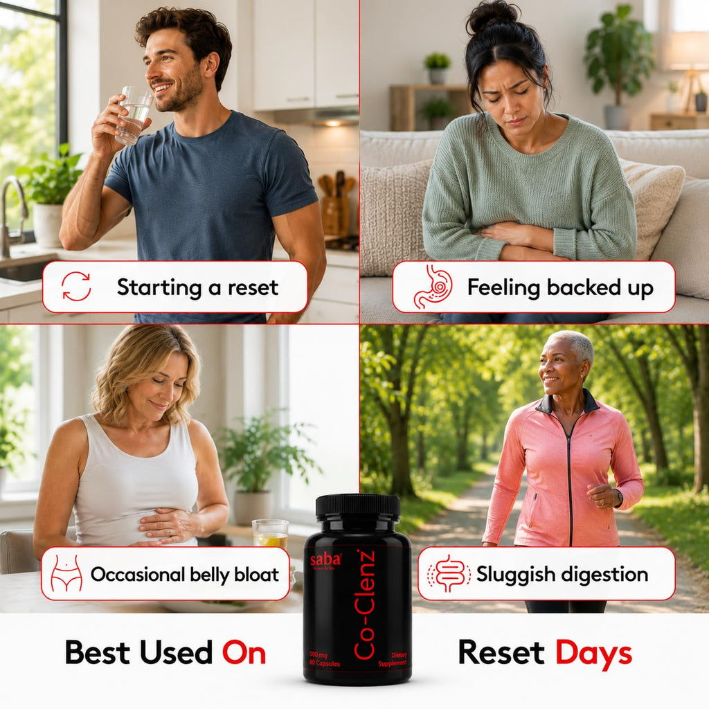 Saba cleanse capsules for energy boost