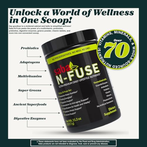 Saba N-Fuse digestive enzymes included
