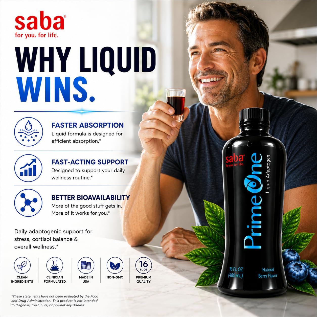 Saba One for overall health support
