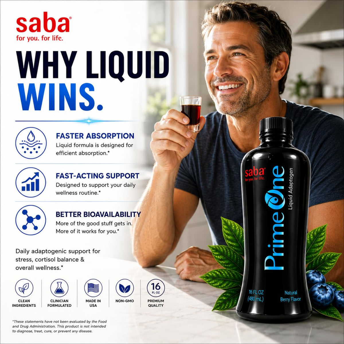Saba One Liquid for immune health