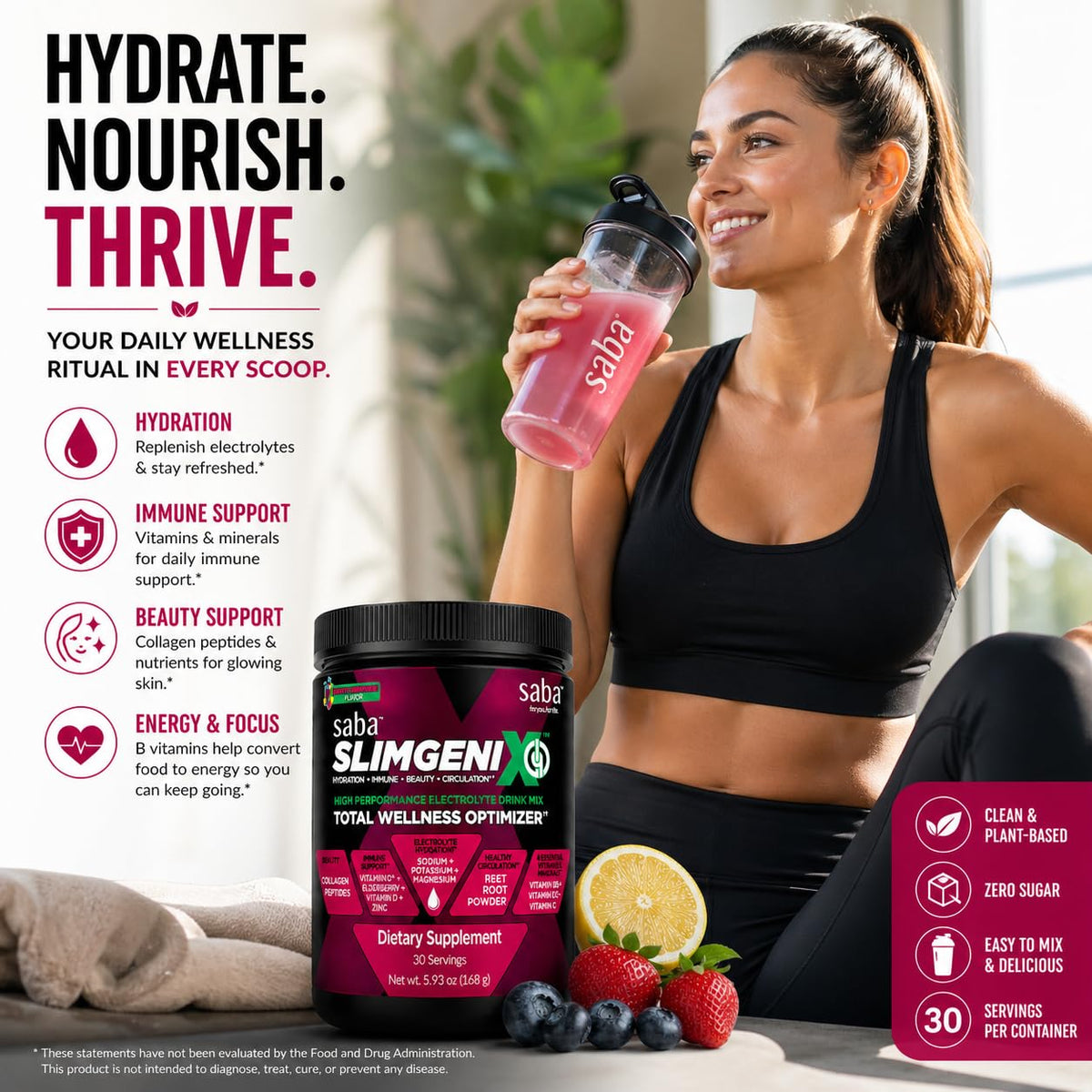 Saba SlimGenix IQ hydration solution