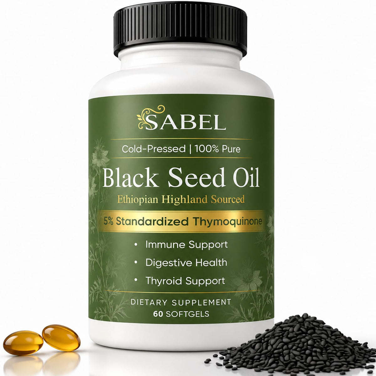 Sabel Black Seed Oil capsules