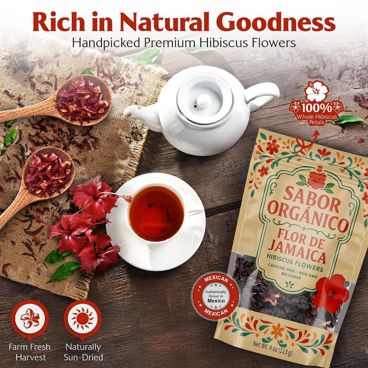 Sabor Orgánico herbal blend benefits