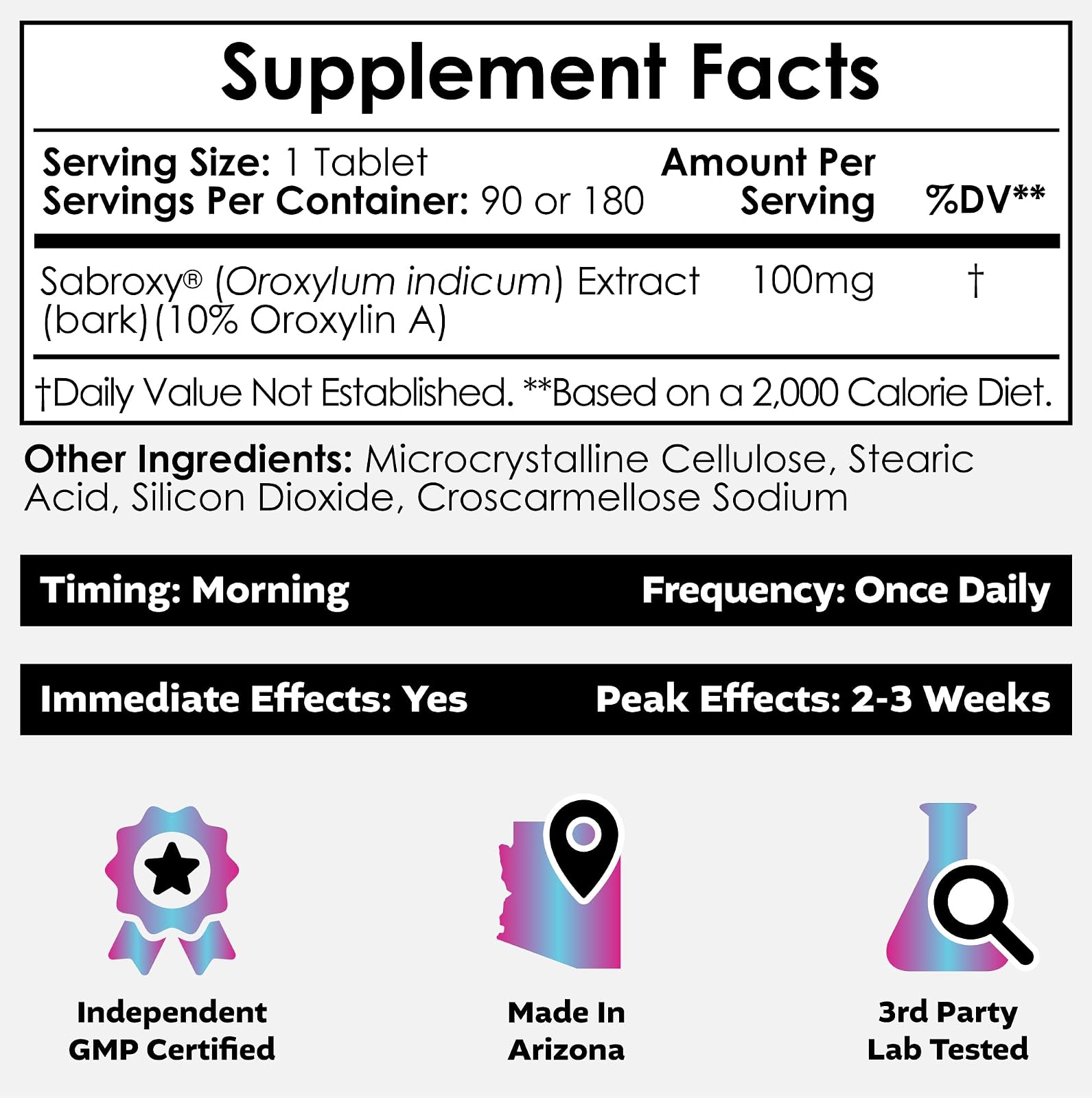 Sabroxy® multivitamin for mental clarity
