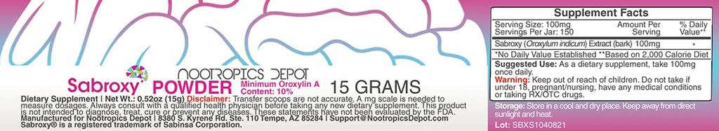 Sabroxy Oroxylin-A multivitamin for men