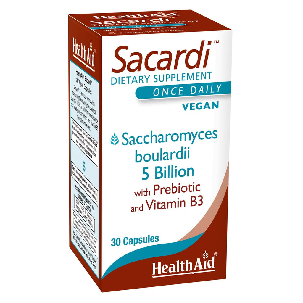 Sacardi Saccharomyces Boulardii vegan tablets
