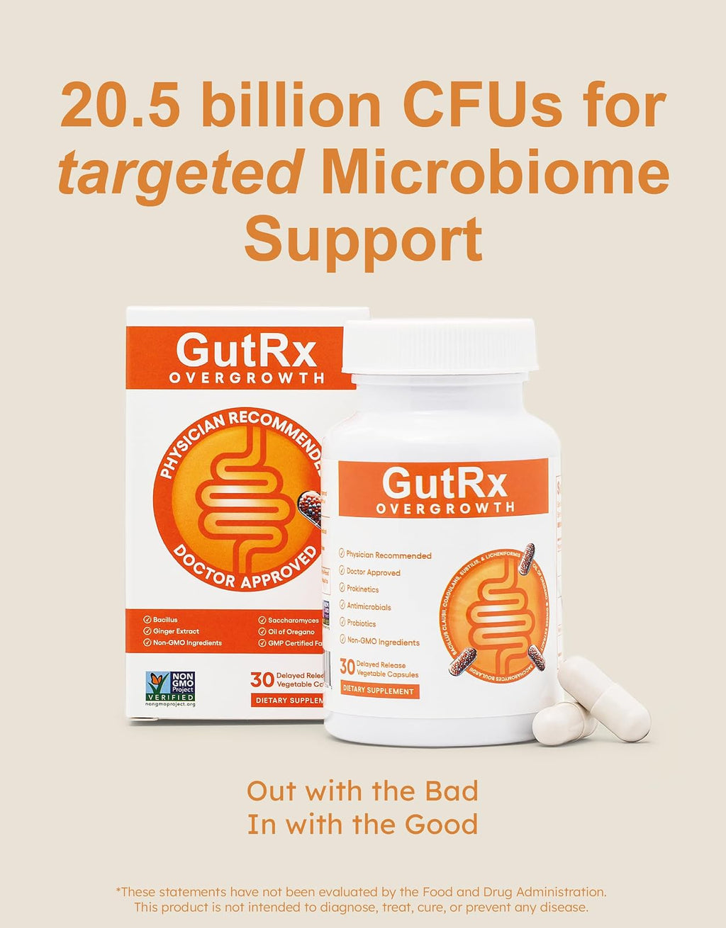 Saccharomyces Boulardii capsules for gut balance
