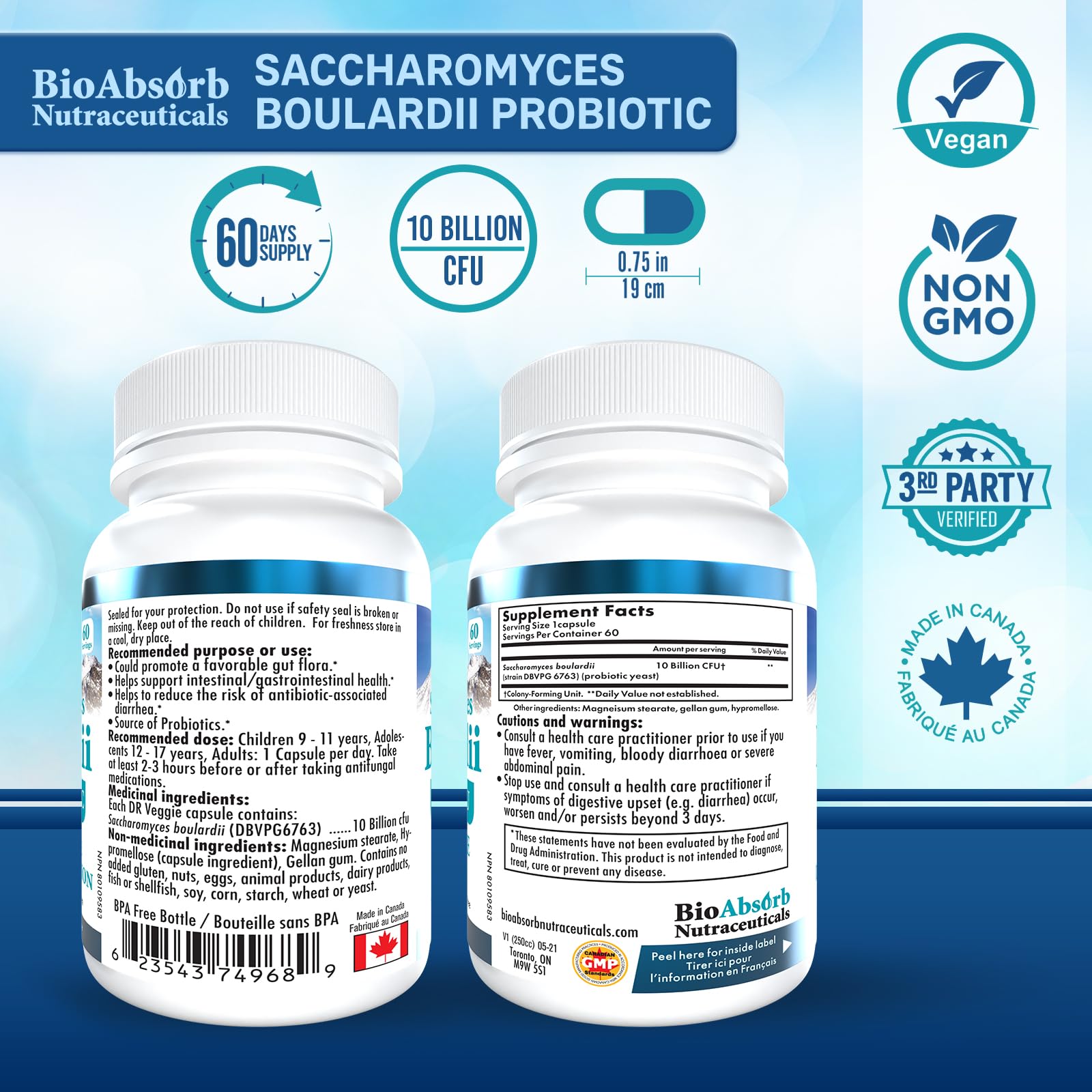 Saccharomyces Boulardii capsules for women