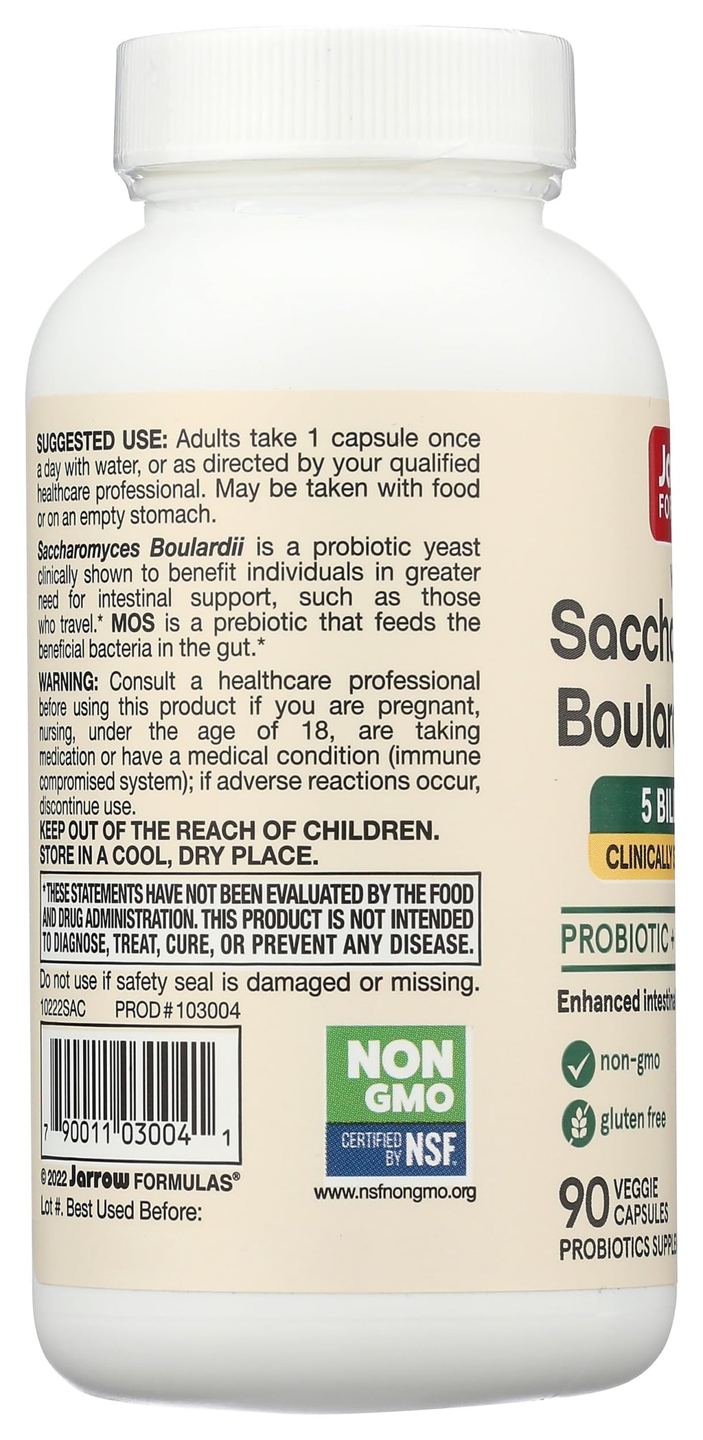 Saccharomyces Boulardii for digestive comfort