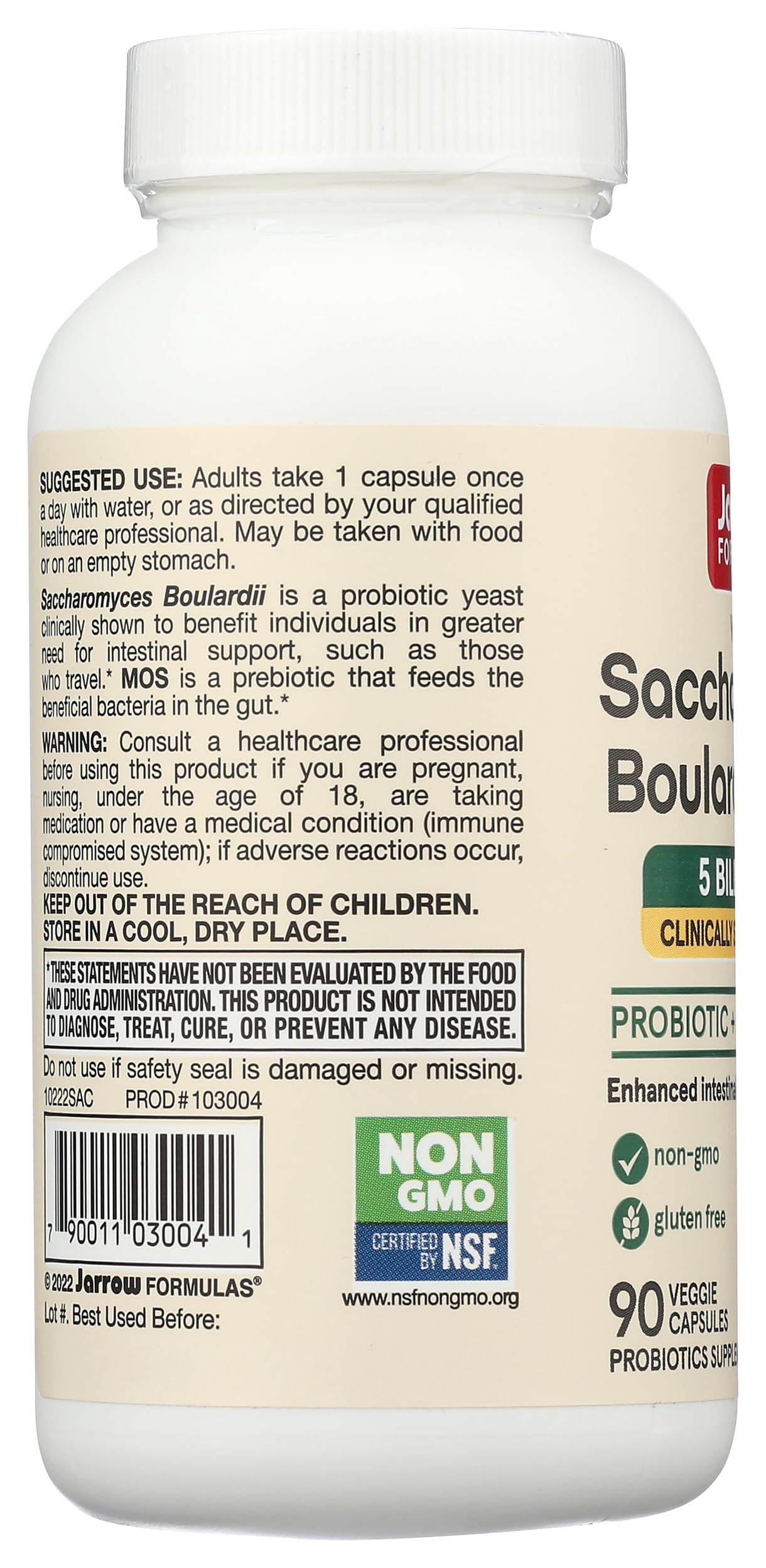 Saccharomyces Boulardii for digestive comfort